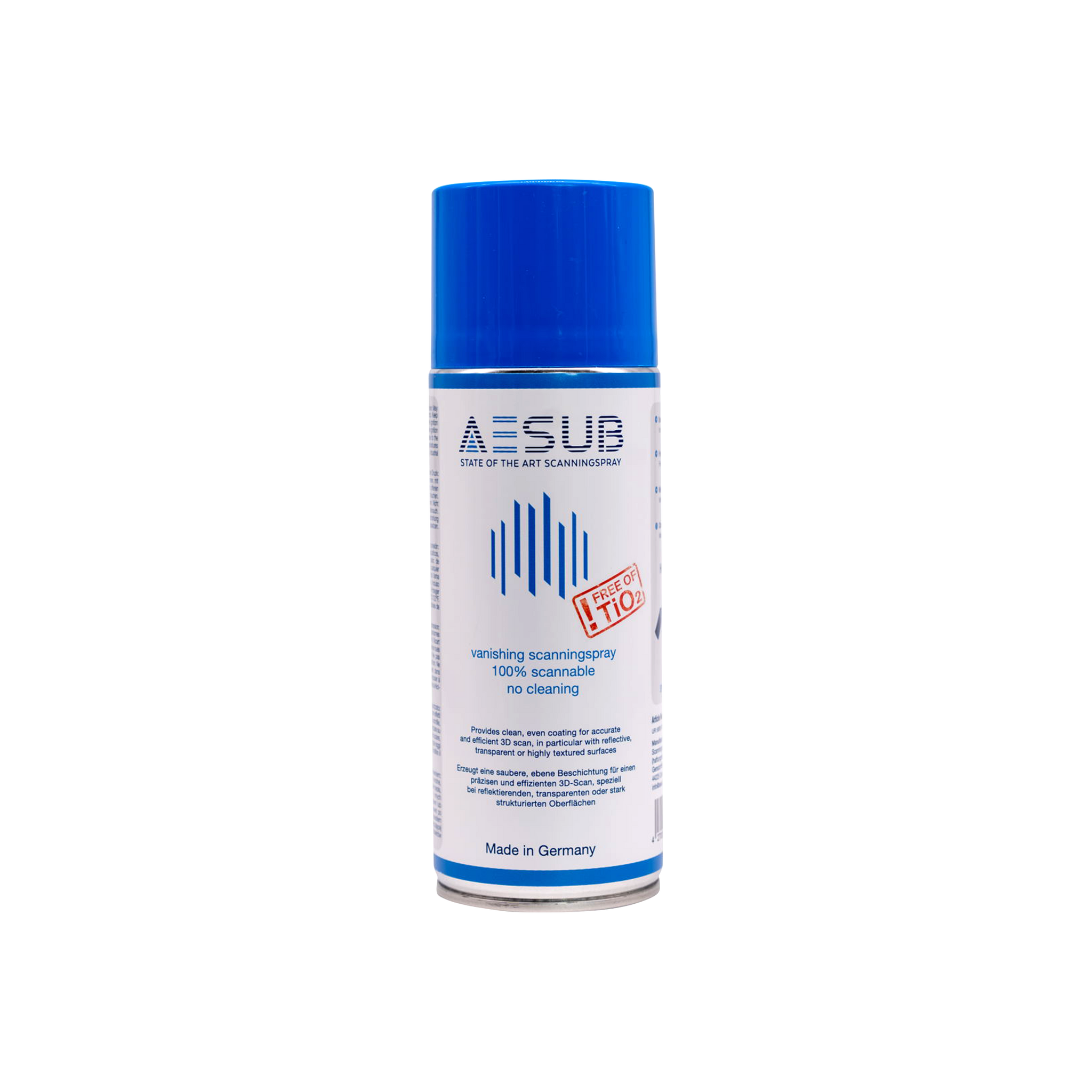 AESUB Blue – Vanishing 3D Scanning Spray | 3DMakerpro