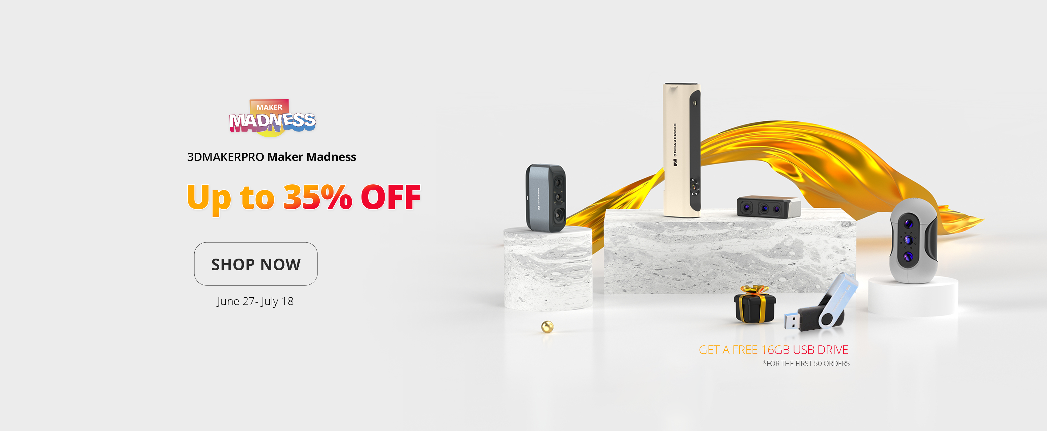 Portable 3D Scanners | For 3D Printing & Design | 3DMakerpro